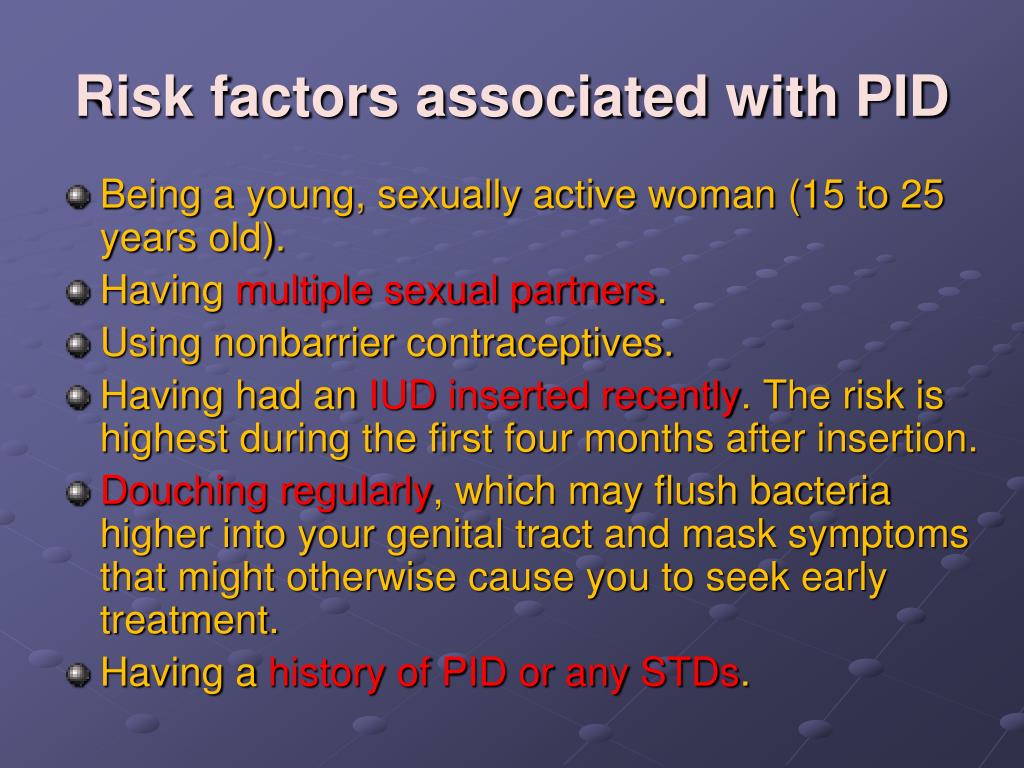 PPT - Vulvo-vaginitis & Pelvic Inflammatory Disease (PID) PowerPoint ...