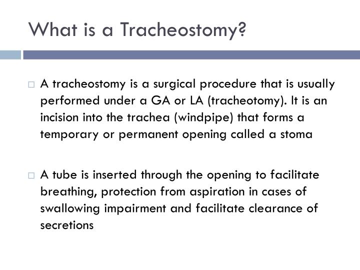 PPT - TRACHEOSTOMY CARE PowerPoint Presentation - ID:5949140