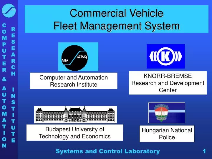 PPT - Commercial Vehicle Fleet Management System PowerPoint ...