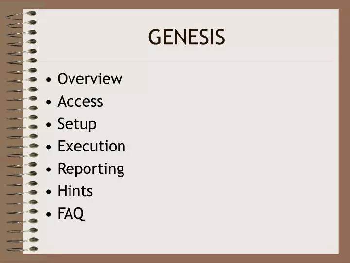 PPT - GENESIS PowerPoint Presentation, free download - ID:5951154
