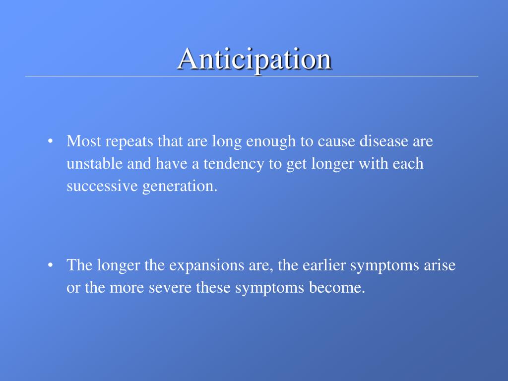 PPT - Anticipation and Huntington’s Disease PowerPoint Presentation ...