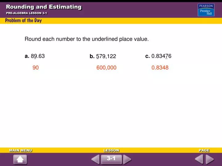 PPT - Rounding and Estimating PowerPoint Presentation, free download - ID:5953282