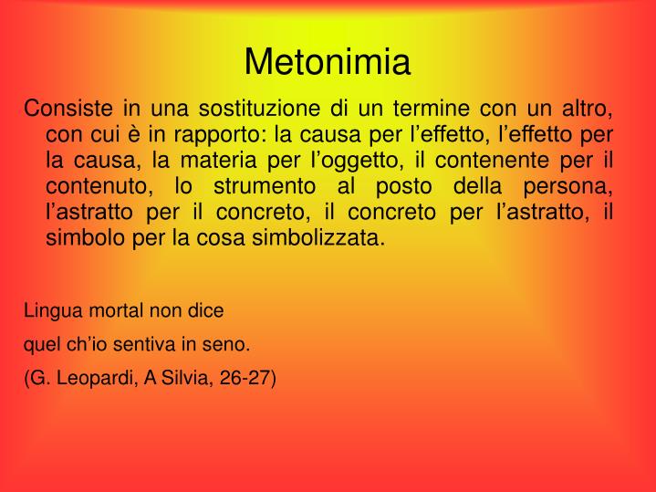 PPT - FIGURE RETORICHE PowerPoint Presentation - ID:5956470