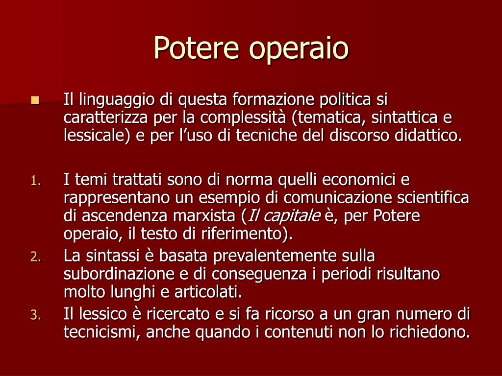 PPT - La lingua della politica in Italia PowerPoint Presentation, free ...