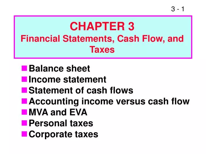 PPT - Balance sheet Income statement Statement of cash flows Accounting ...