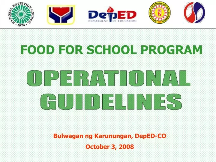 PPT - OPERATIONAL GUIDELINES PowerPoint Presentation, free download ...