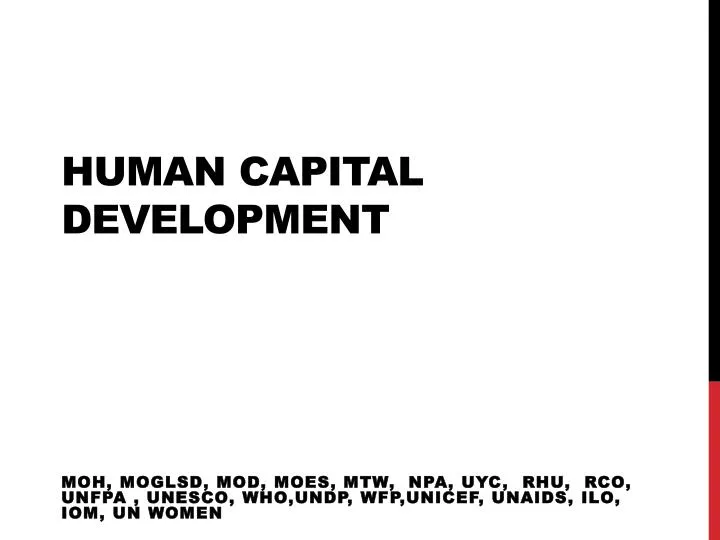 PPT - HUMAN CAPITAL DEVELOPMENT PowerPoint Presentation, free download ...