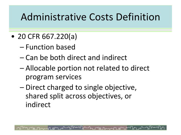 PPT - Administrative Costs and Budgets PowerPoint Presentation - ID:5958130