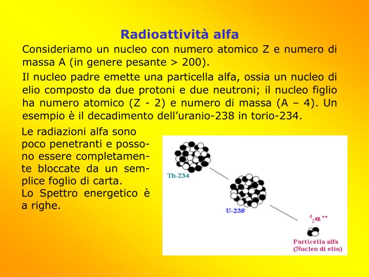 PPT - La radioattività PowerPoint Presentation - ID:5959075