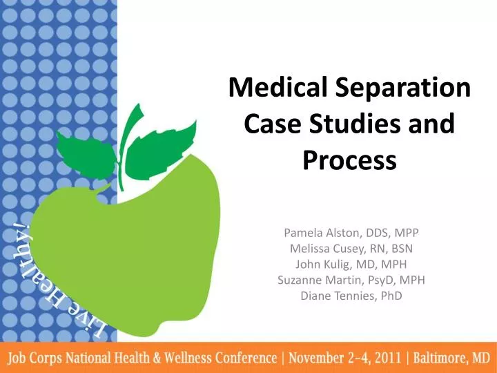 PPT - Medical Separation Case Studies and Process PowerPoint ...