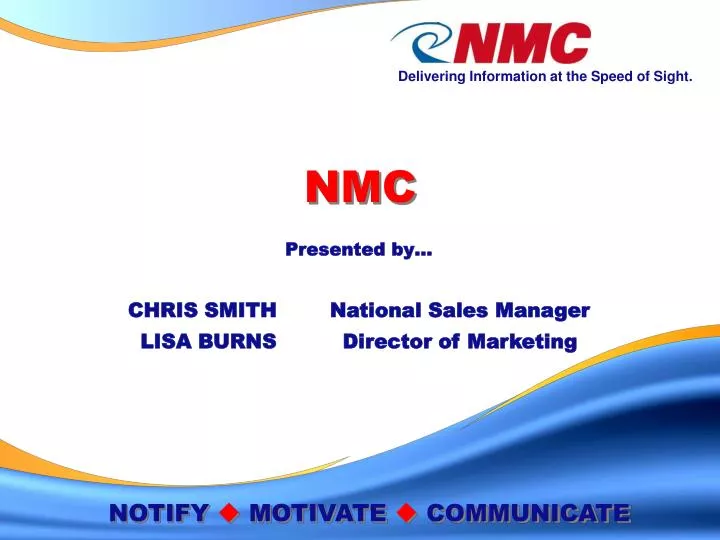 PPT - NMC PowerPoint Presentation, free download - ID:5959790