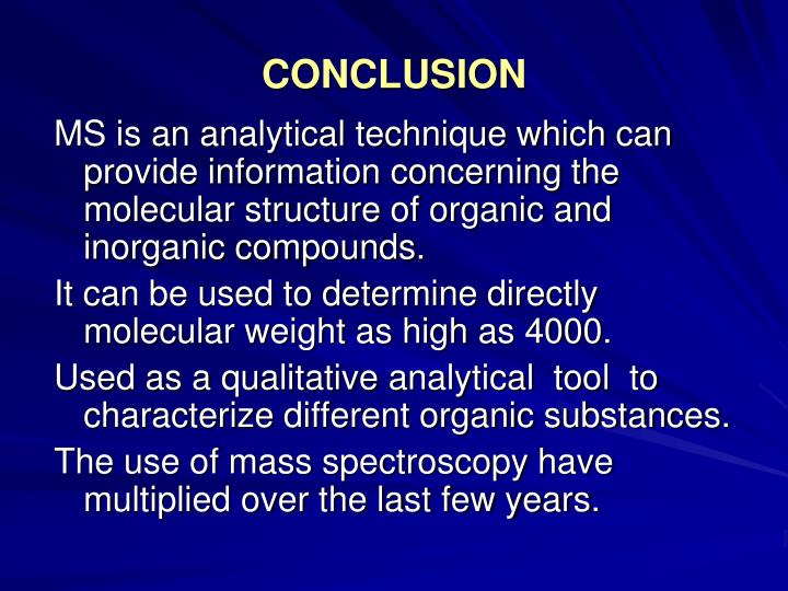PPT - MASS SPECTROSCOPY PowerPoint Presentation - ID:5959903