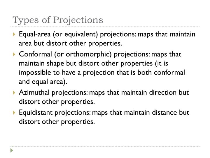 PPT - Map Projections and Types PowerPoint Presentation - ID:5962432