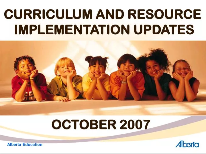 PPT - CURRICULUM AND RESOURCE IMPLEMENTATION UPDATES PowerPoint ...