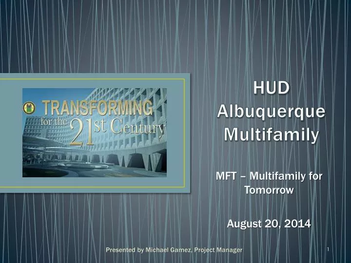 PPT - HUD Albuquerque Multifamily PowerPoint Presentation, free ...