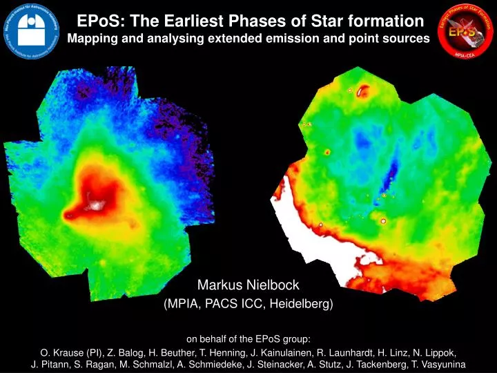 PPT - EPoS : The Earliest Phases of S tar formation PowerPoint ...