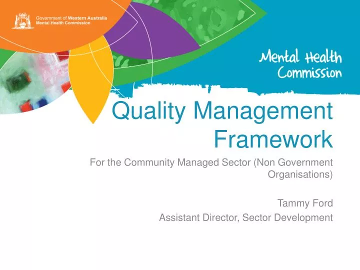 PPT - Quality Management Framework PowerPoint Presentation, free ...