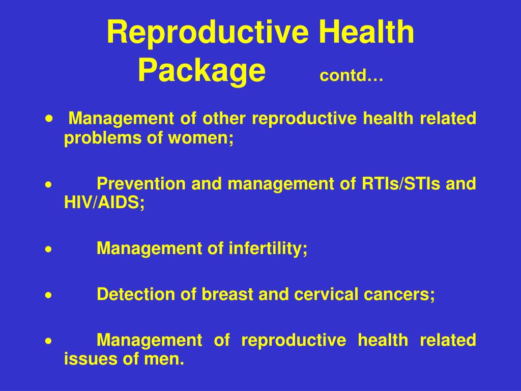 PPT - Reproductive Health Dr Babar T. Shaikh Aga Khan University ...