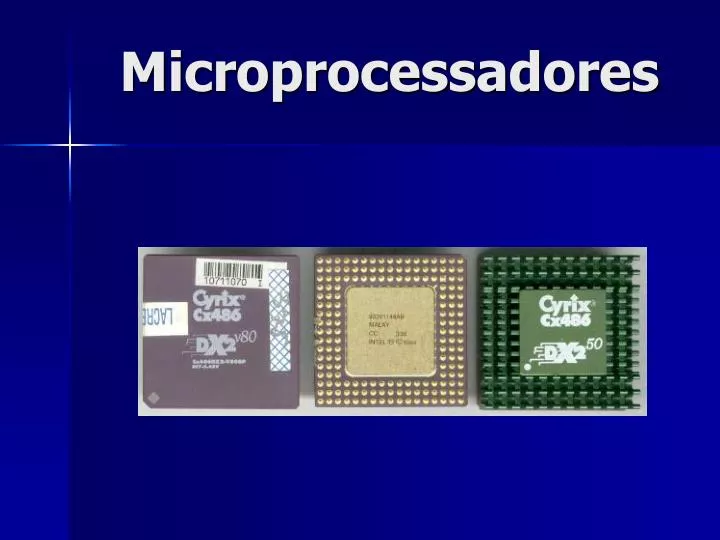 PPT - Microprocessadores PowerPoint Presentation, free download - ID:5968212