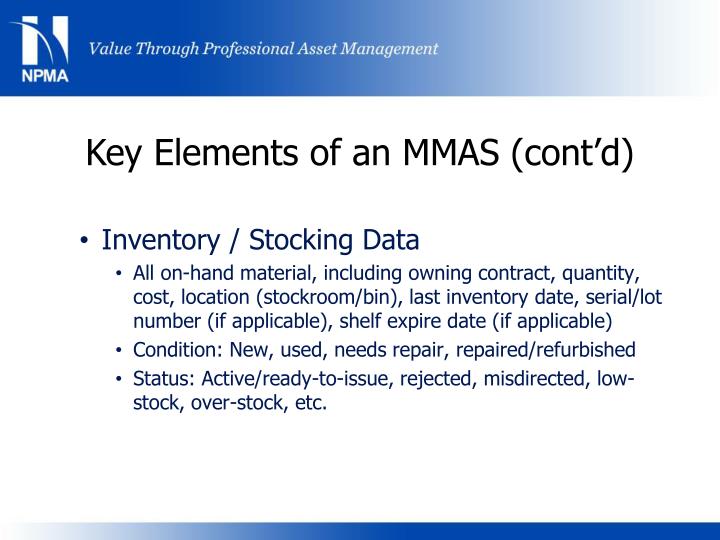PPT - Material Management Accounting Systems from a Government Property ...