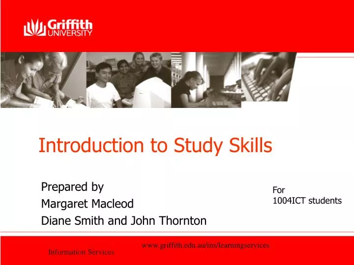 PPT - Introduction to Study Skills PowerPoint Presentation, free ...