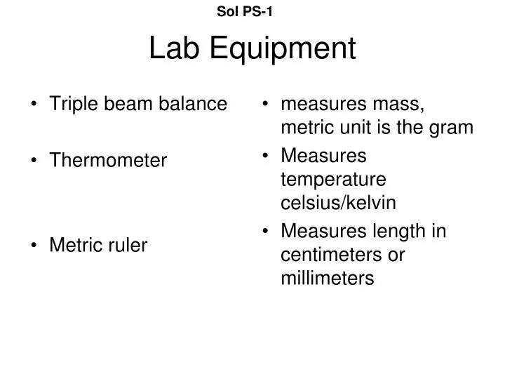 PPT - Lab Equipment PowerPoint Presentation, free download - ID:5969447
