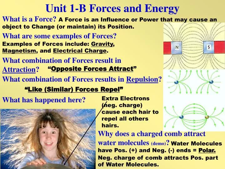 PPT - Unit 1-B Forces and Energy PowerPoint Presentation, free download ...