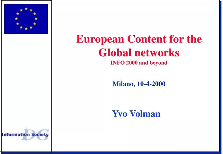 PPT - Yvo Volman PowerPoint Presentation, free download - ID:5969530