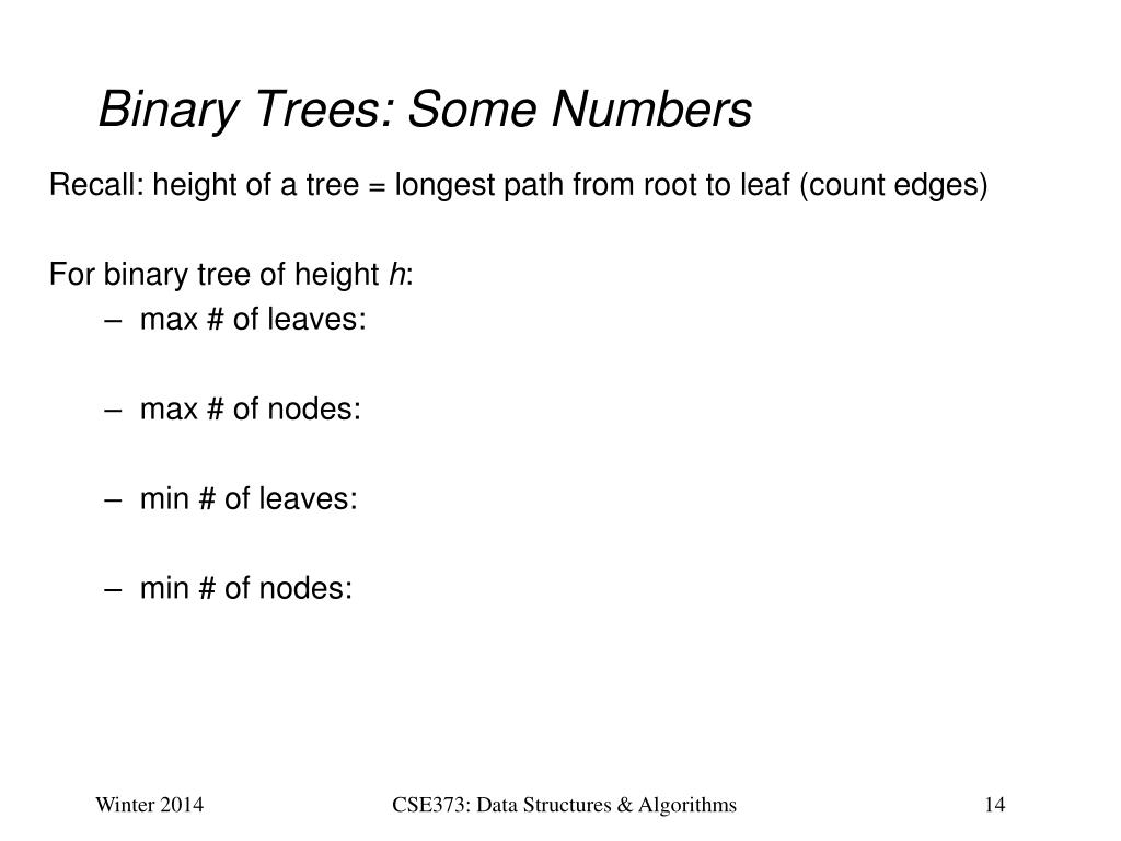 Ppt Cse373 Data Structures And Algorithms Lecture 5 Dictionaries Binary Search Trees