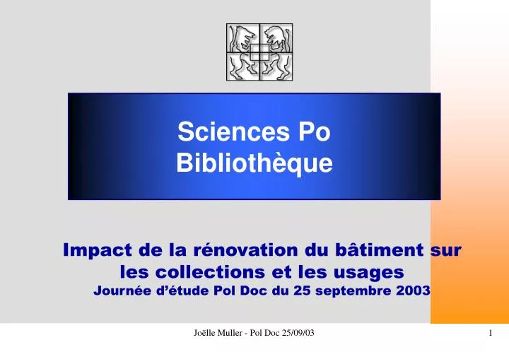 PPT - Sciences Po Bibliothèque PowerPoint Presentation, free download ...
