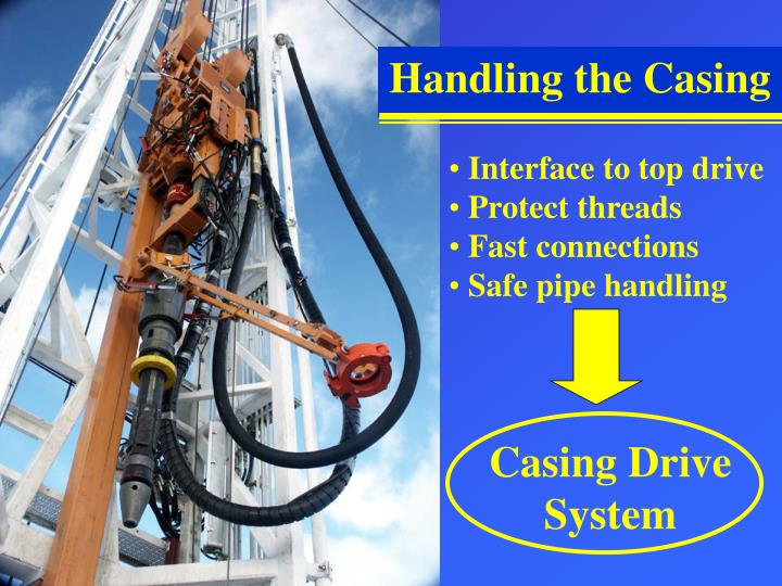 PPT - Casing Drilling with Retrievable Drilling Assemblies OTC 2004 May ...
