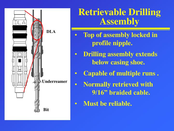 PPT - Casing Drilling with Retrievable Drilling Assemblies OTC 2004 May ...