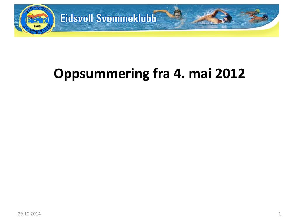 PPT - Oppsummering fra 4. mai 2012 PowerPoint Presentation, free ...