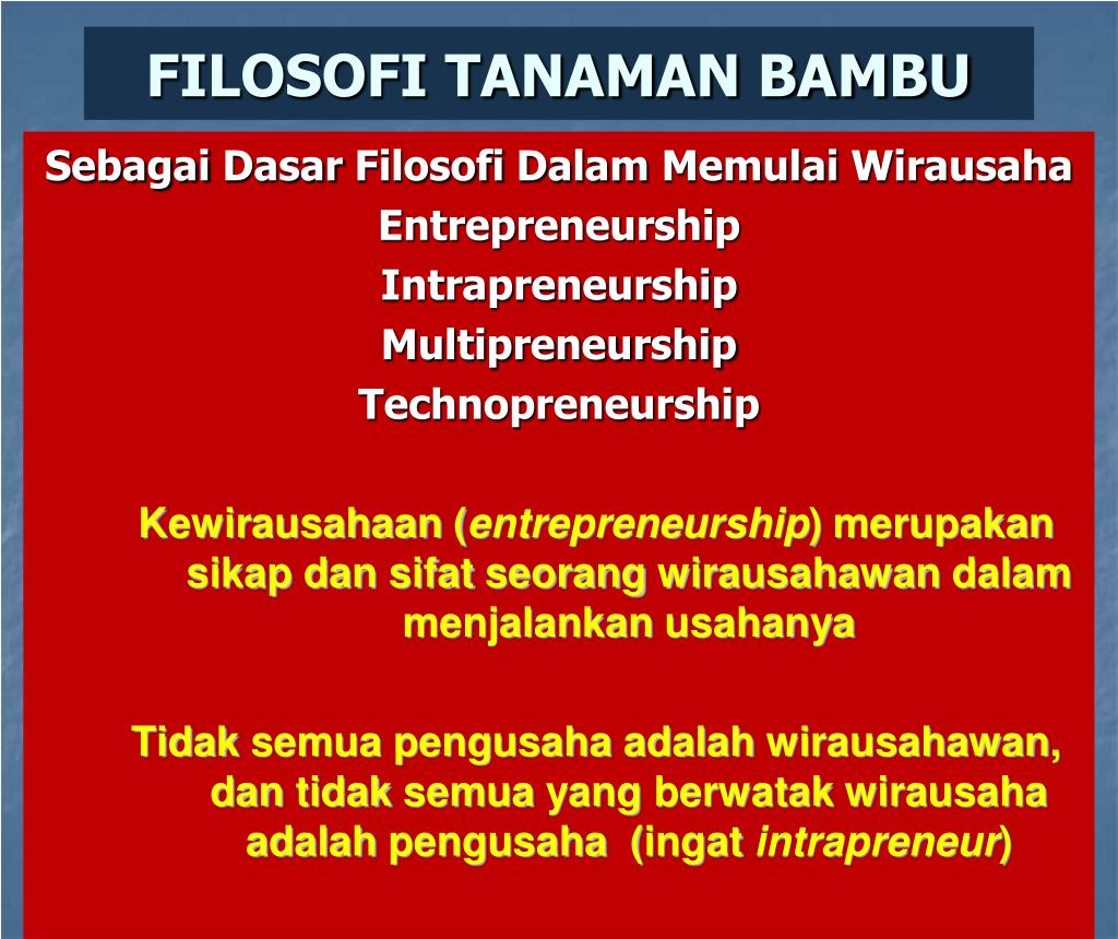 PPT - KEWIRAUSAHAAN AGRIBISNIS (PNB 1504 : 3 - 1) PowerPoint ...