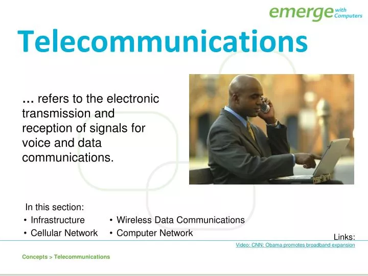 PPT - Telecommunications PowerPoint Presentation, free download - ID ...