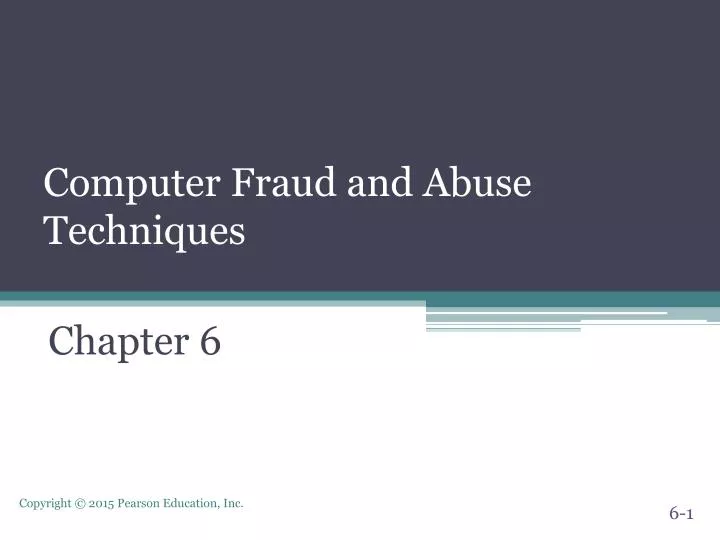 PPT - Computer Fraud and Abuse Techniques PowerPoint Presentation, free ...