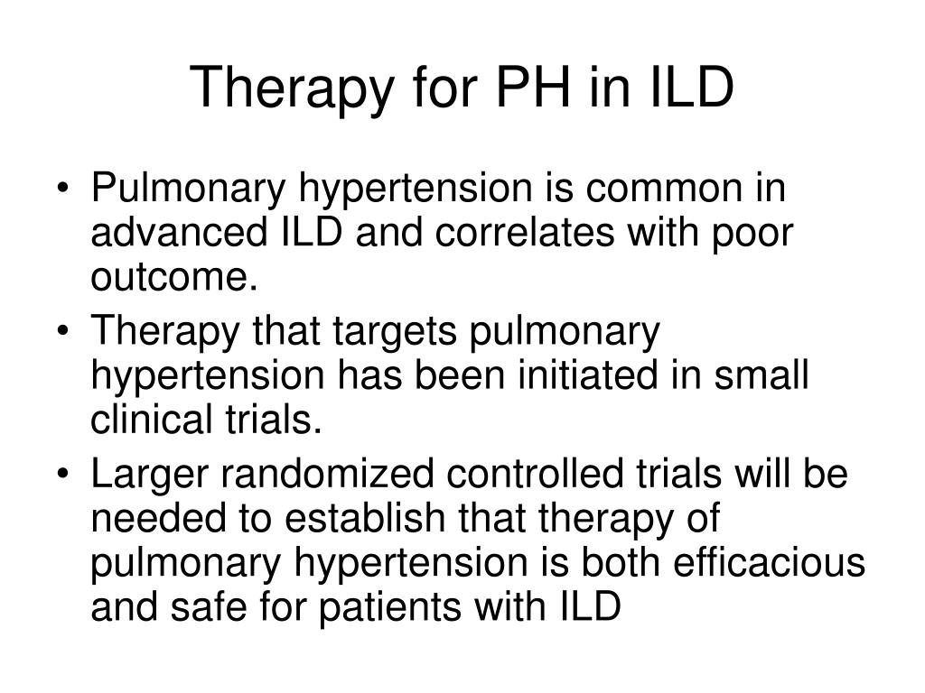 PPT - Treatment of ILD and Pulmonary Hypertension PowerPoint ...