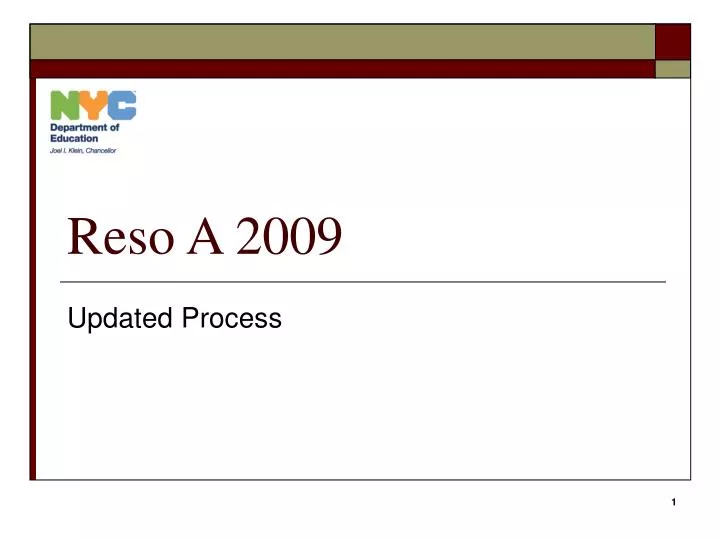 PPT - Reso A 2009 PowerPoint Presentation, free download - ID:5976529