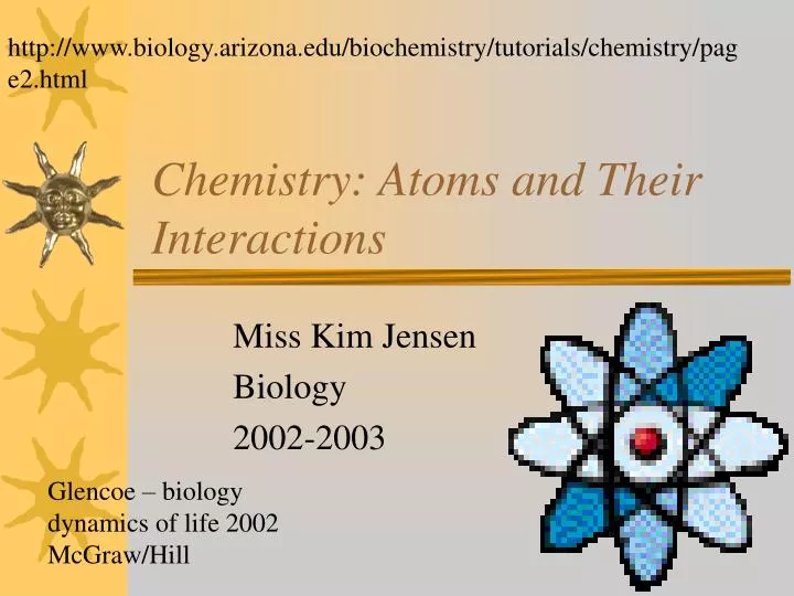 PPT - Chemistry: Atoms and Their Interactions PowerPoint Presentation ...