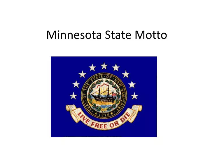 PPT - Minnesota State Motto PowerPoint Presentation, free download - ID ...