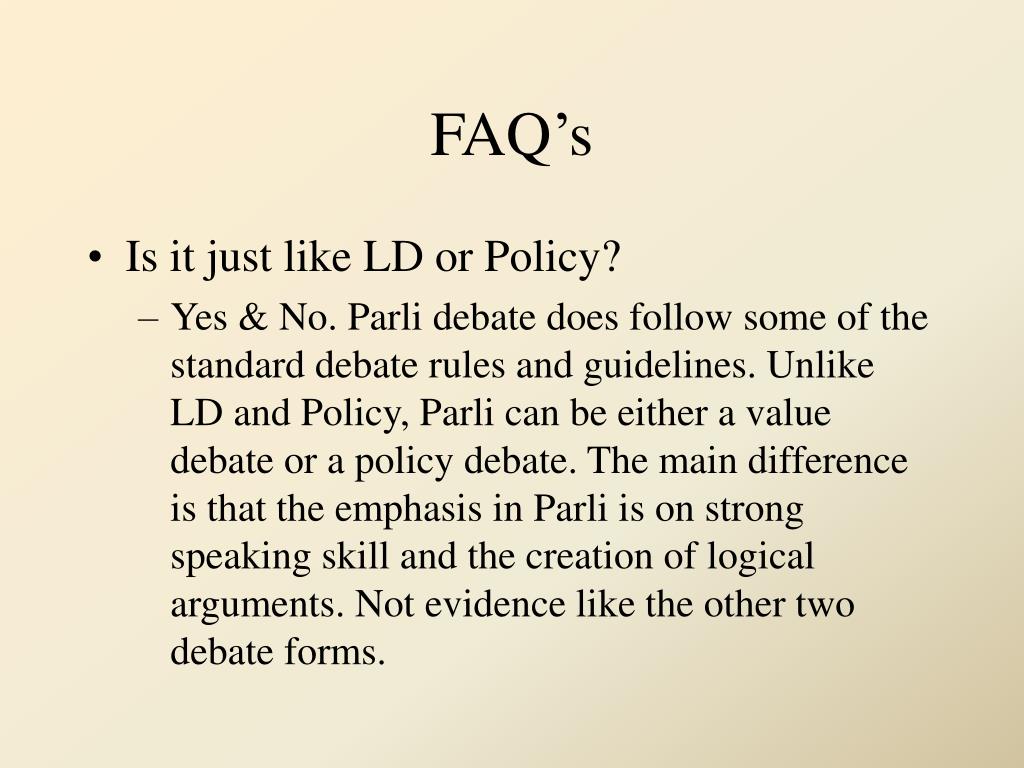 PPT - Parliamentary Debate PowerPoint Presentation, free download - ID ...