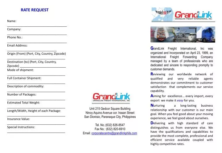 PPT - Unit 215 Gedcor Square Building Ninoy Aquino Avenue cor. Irasan ...