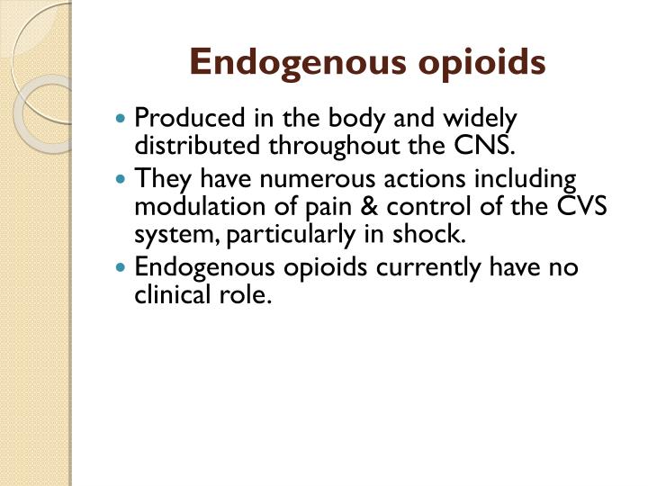 PPT - OPIOIDS PowerPoint Presentation - ID:5980535