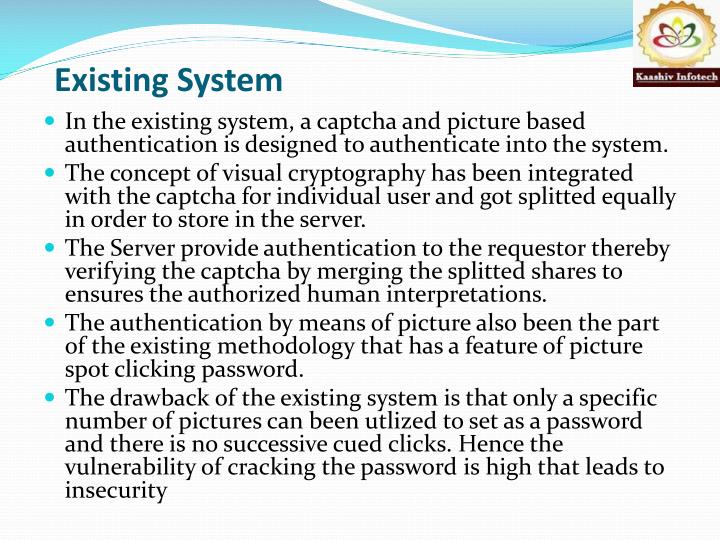 Ppt Captcha As Graphical Passwords—a New Security Primitive Base Powerpoint Presentation Id