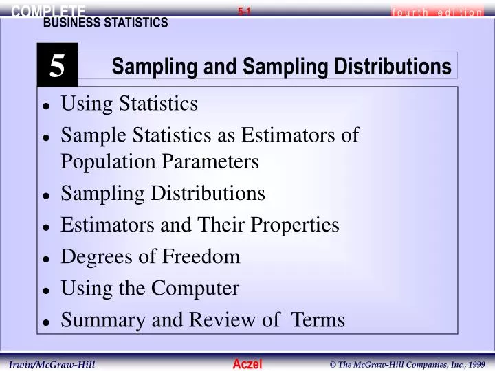 PPT - Using Statistics Sample Statistics as Estimators of Population ...