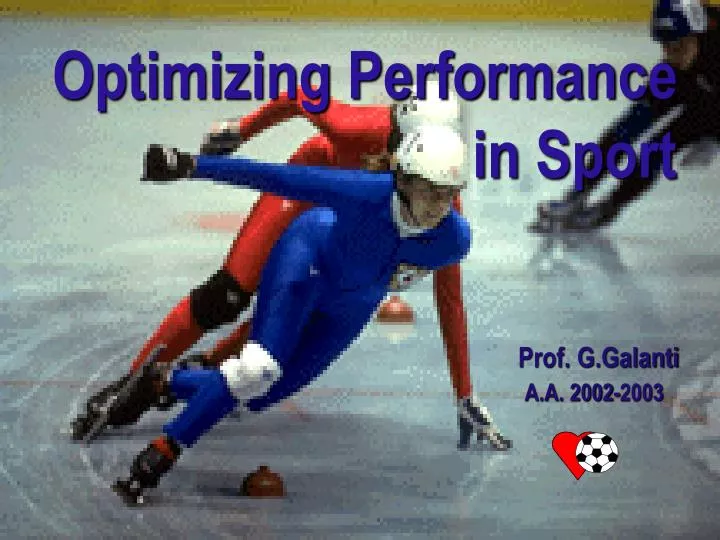 PPT - Optimizing Performance in Sport PowerPoint Presentation, free ...