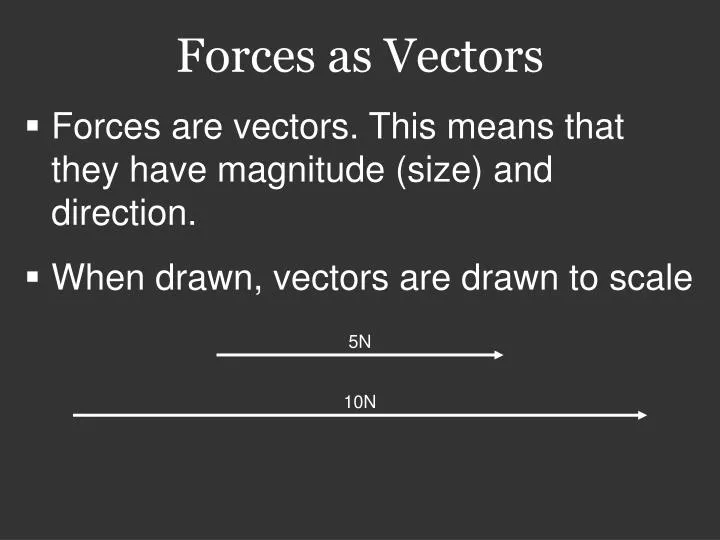 PPT - Forces as Vectors PowerPoint Presentation, free download - ID:5987576