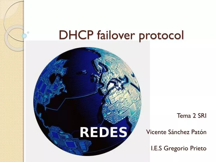 PPT - DHCP failover protocol PowerPoint Presentation, free download ...