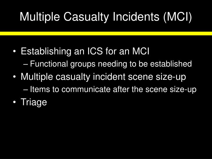 PPT - Medical Incident Command PowerPoint Presentation - ID:5988230