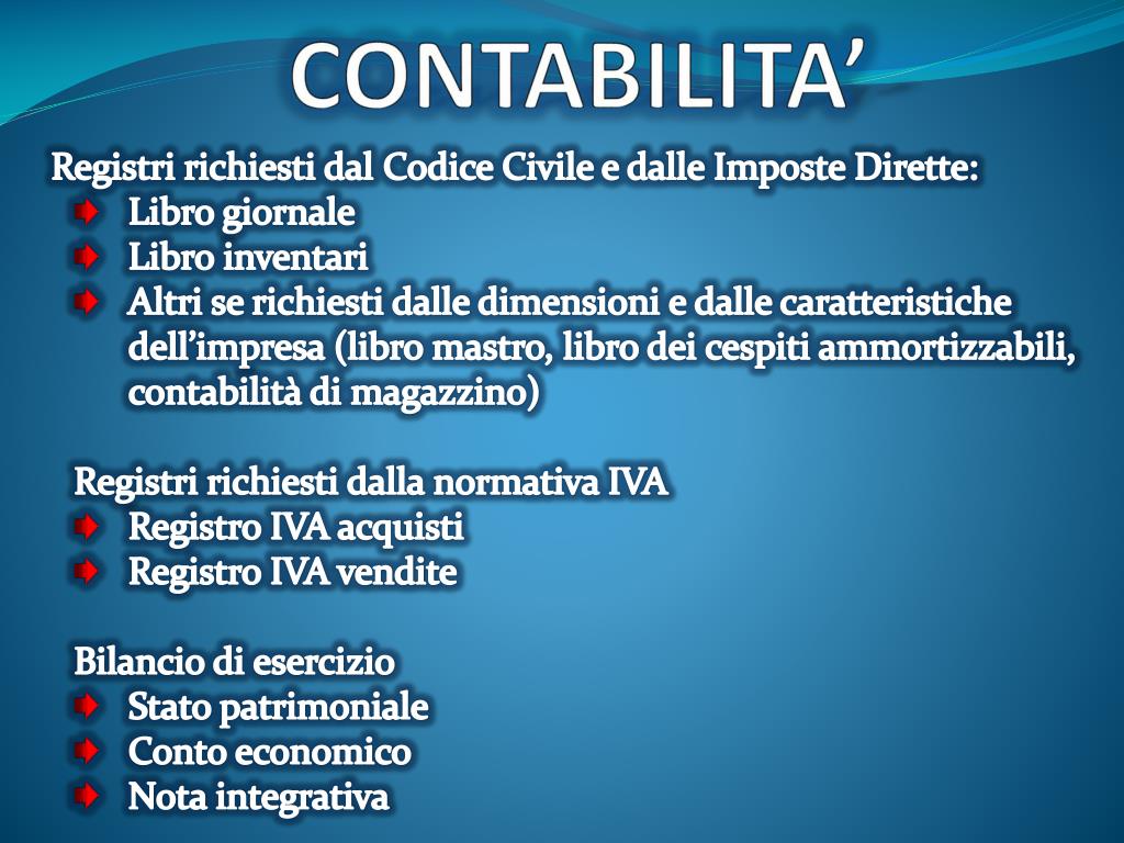PPT - Contabilità e bilancio lezione 1 fondamenti del metodo contabile ...